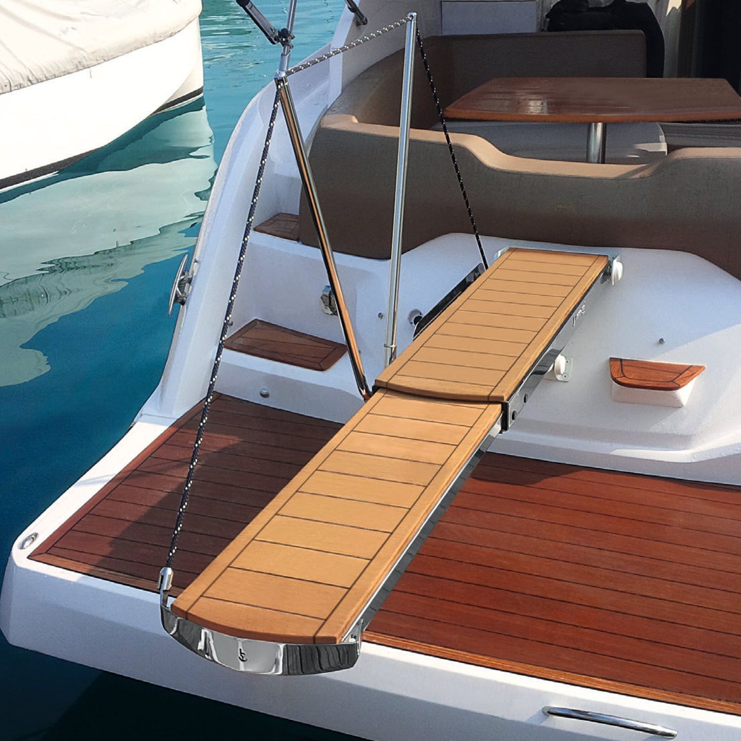 Boat gangway - PI 759 YOUNG - Besenzoni SpA - for yacht / telescopic ...