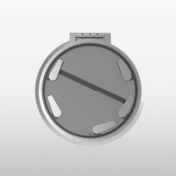 Boat deck hatch - Cristal - Goiot Systems - for yachts / round / opening