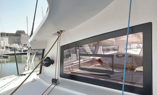 Rectangular portlight - LuxAir - Goiot Systems - for yachts / opening ...