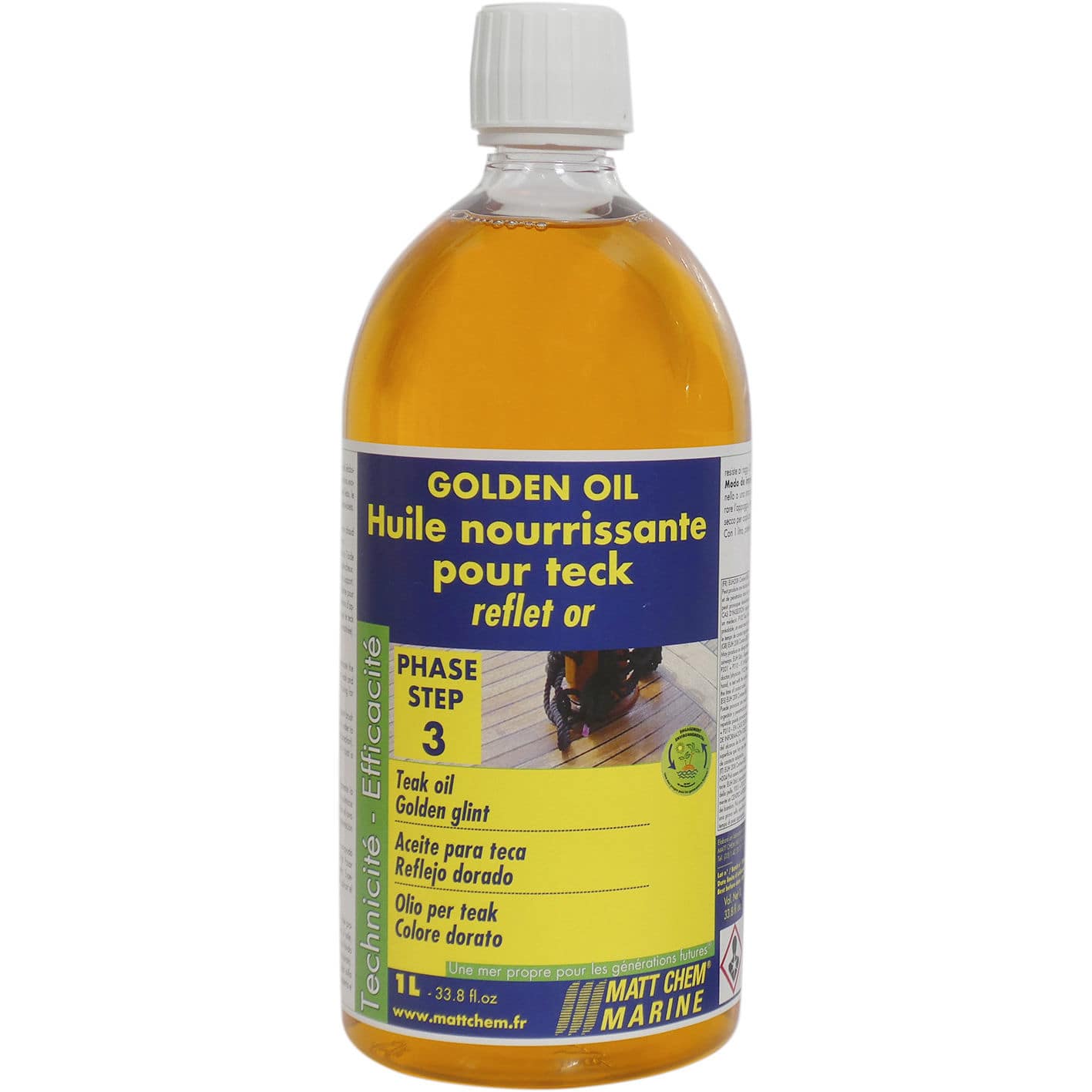 Exotic wood oil - GOLDEN OIL - MATT CHEM MARINE - marine