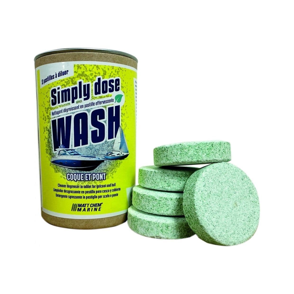 Hull cleaner - SIMPLY DOSE® - MATT CHEM MARINE - for decks / for boat ...