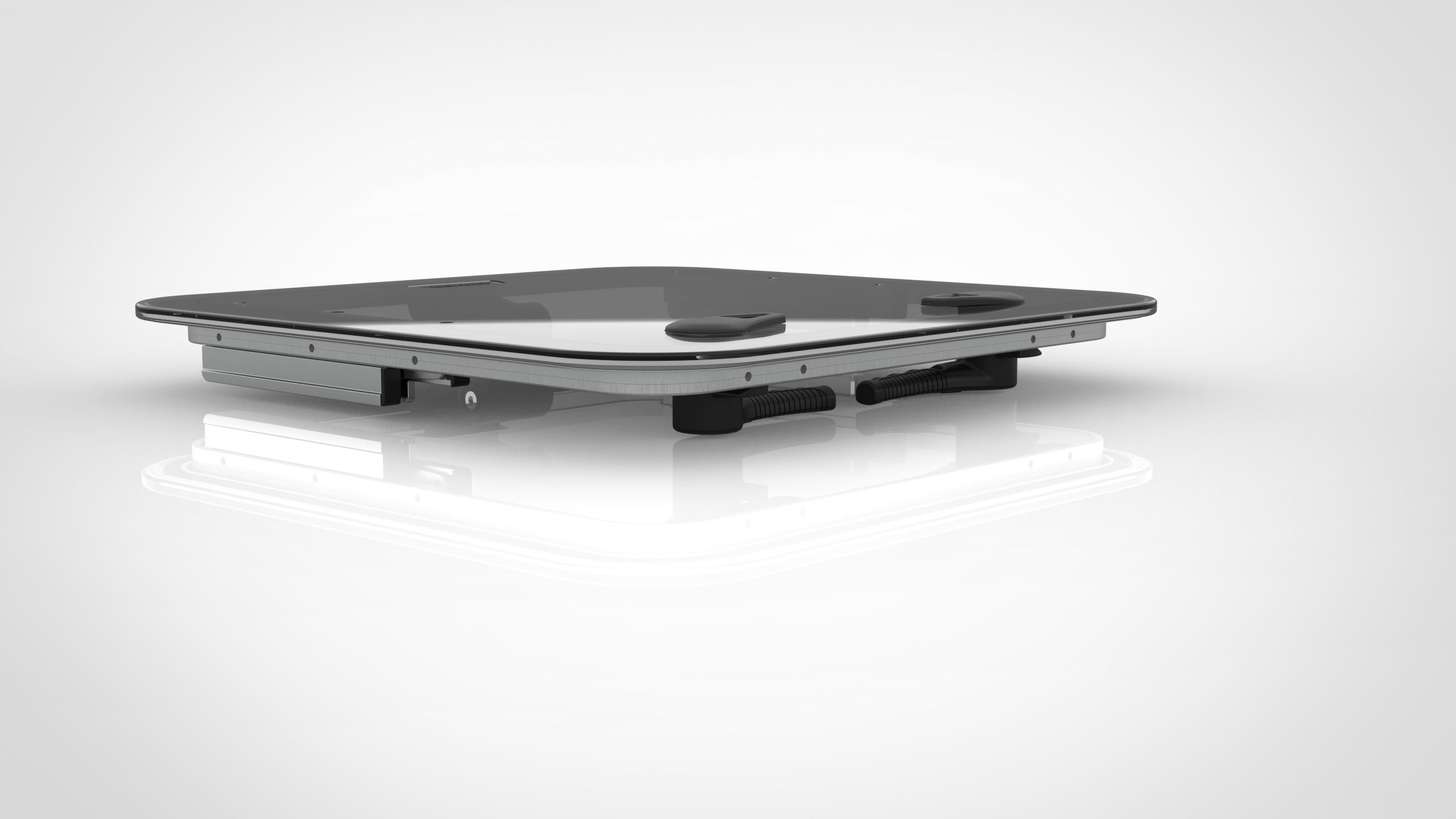 Boat deck hatch - Ultra-Low Profile - LEWMAR - square / flush / two ...