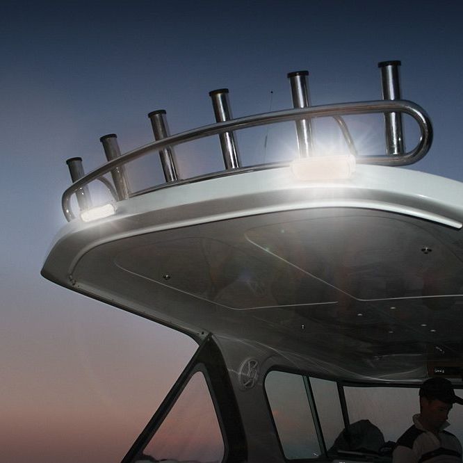 Exterior floodlight - 2LT 980 747-001 - HELLA MARINE - for boat / LED ...