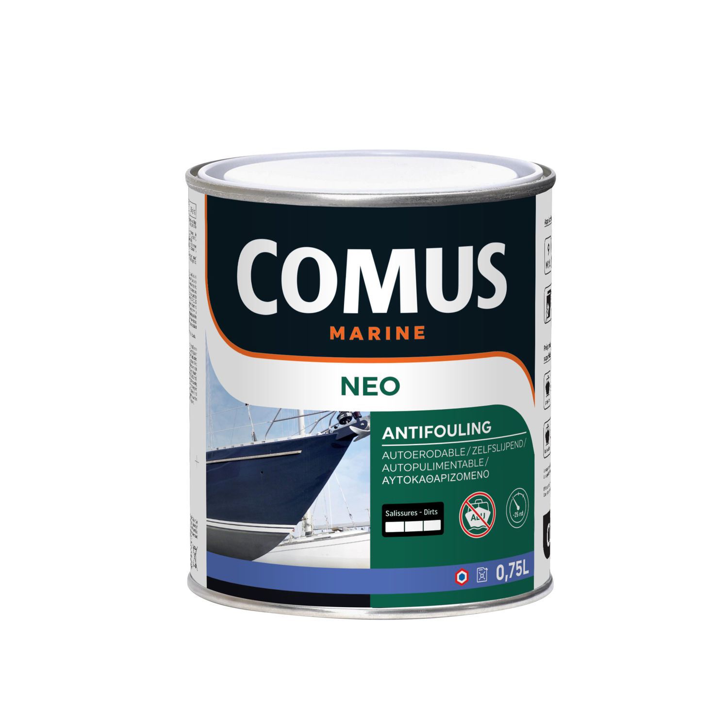 Boat antifouling - NEO - COMUS MARINE - high-performance / semi-hard matrix / multi-use