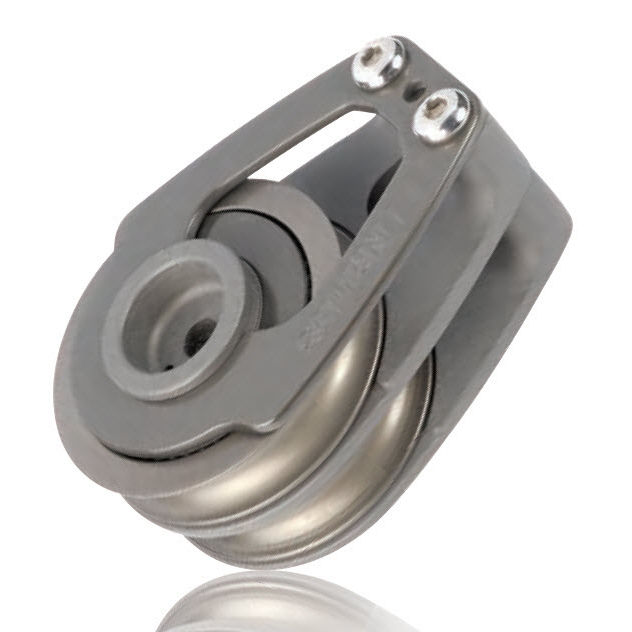 Double block - HT92832 - Holt - cheek / flat / max. rope ø 18 mm