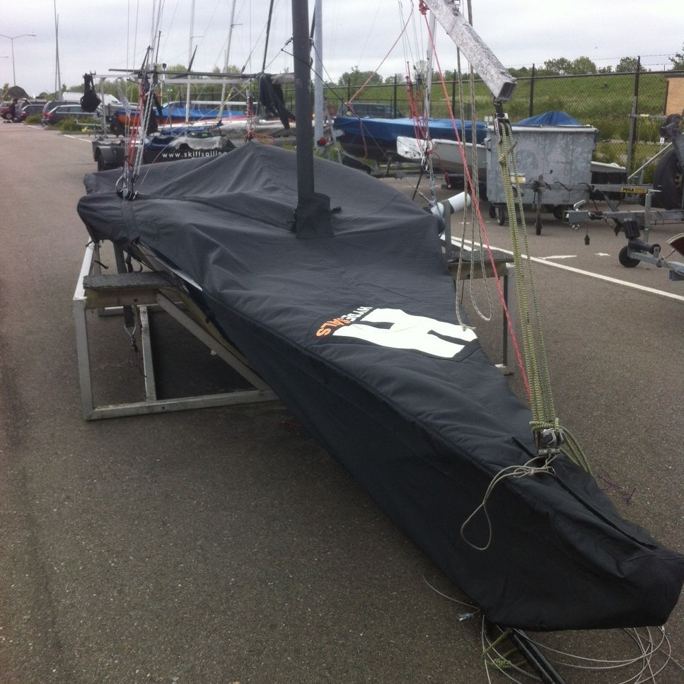 Boat protective cover - 18ft Skiff - Hydesails - for sailing dinghies ...