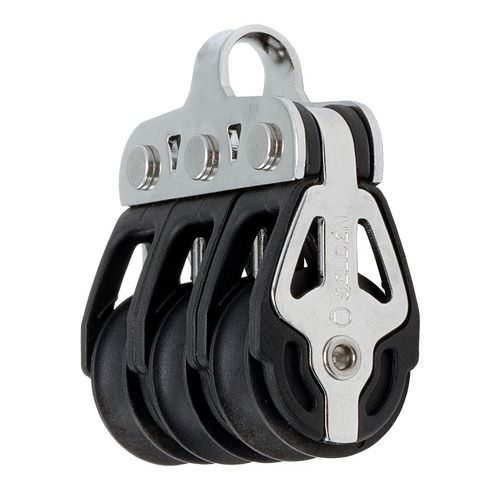 Triple block - 402-101-05 - SELDÉN MAST - cheek / with fixed head ...
