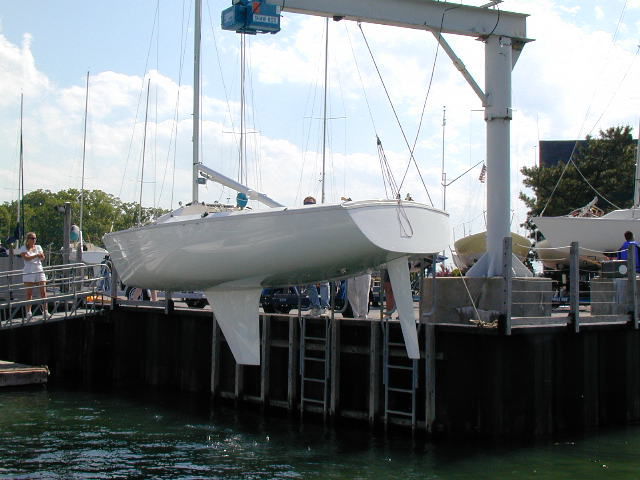 One-design sailboat - SONAR - Rondar Raceboats - open transom