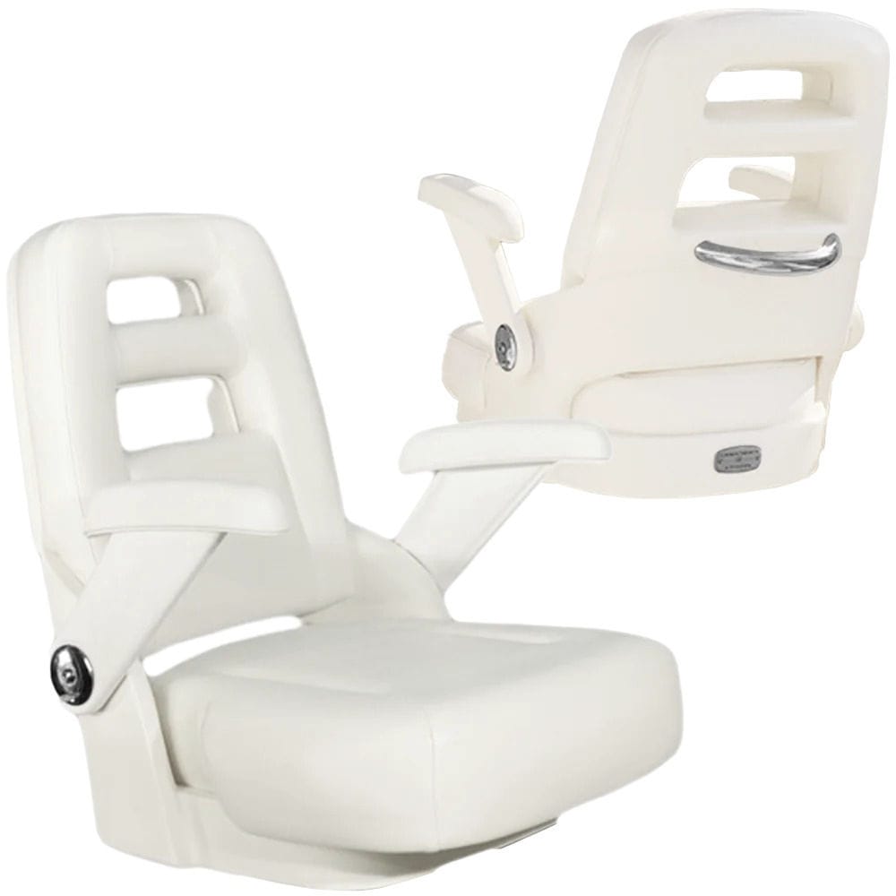 Helm seat - T2005 - Pompanette - for boat / with armrests / 1-person