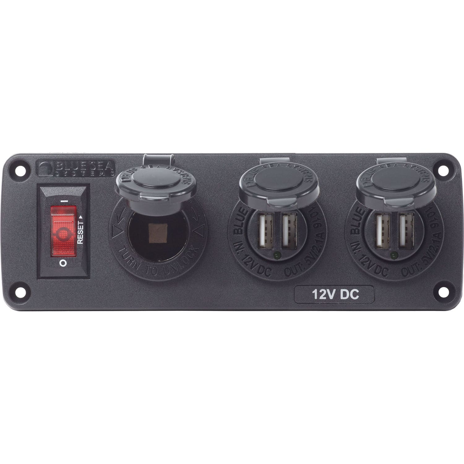 Boat USB socket - 4355 - Blue Sea