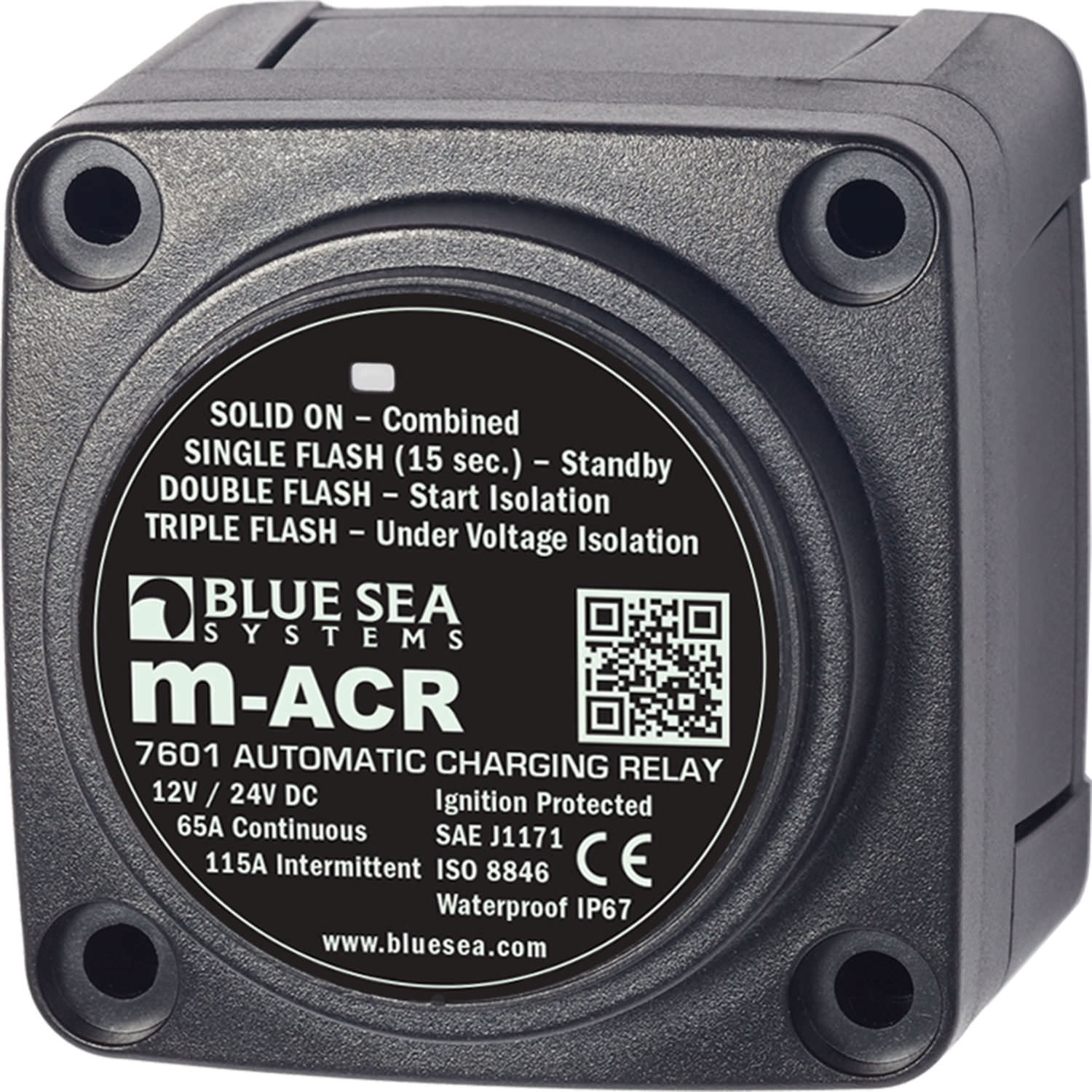 Boat relay - M-ACR series - Blue Sea - power / for electrical circuits
