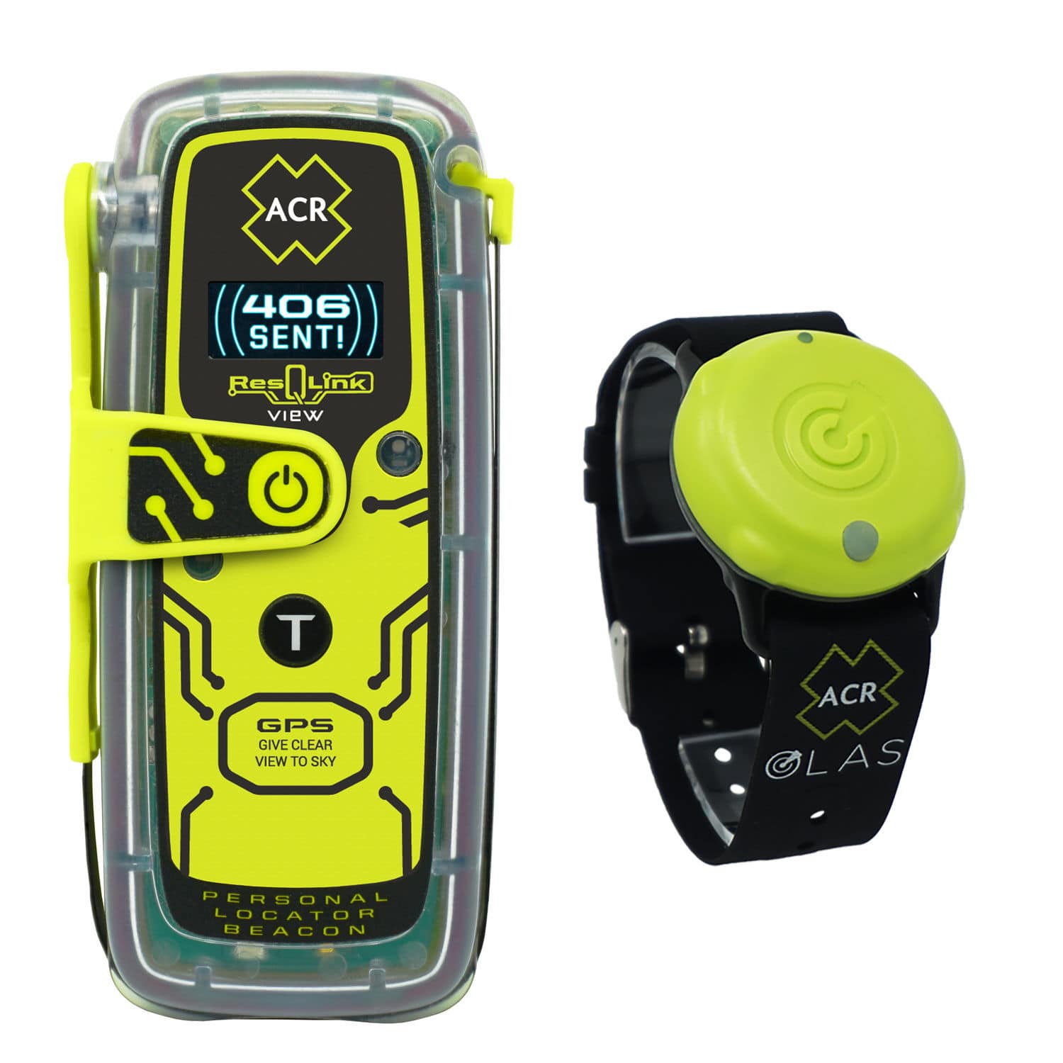 Boat EPIRB - RESQLINK VIEW & OLAS TAG - ACR - satellite / category 1