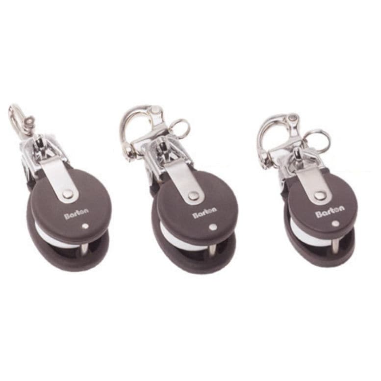 Single block - 90 401 - Barton Marine - snatch / with swivel snap ...