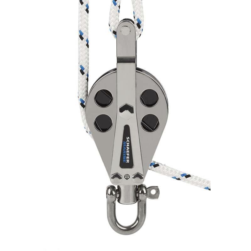 Single block - 10-15 - Schaefer - with swivel / with becket / with ball ...