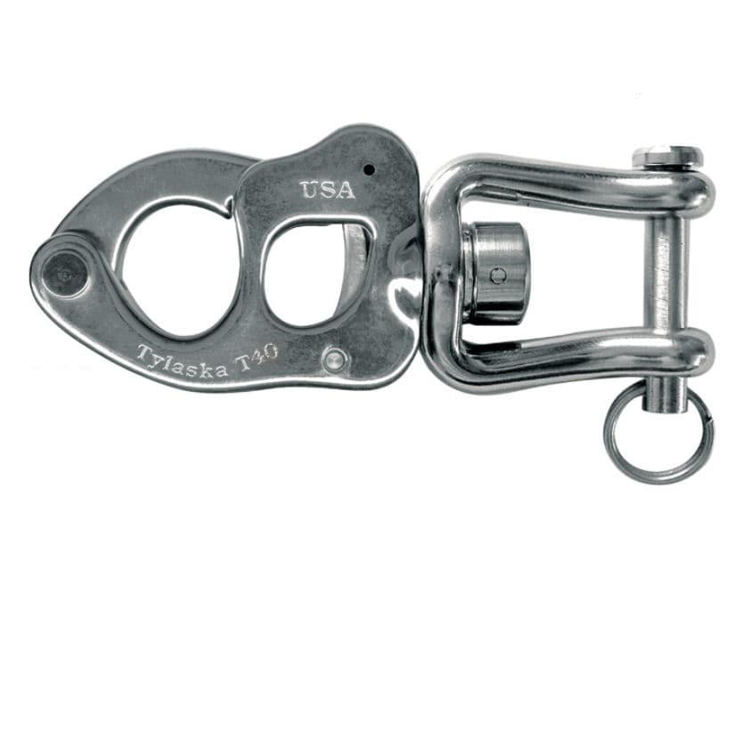 Snap shackle with swivel - T40 - CB - Tylaska - quick-release / multi ...