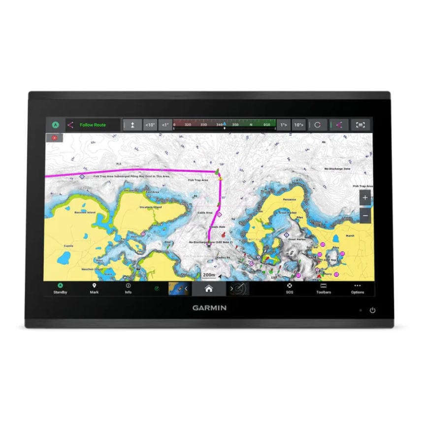 Plotter multi-purpose instrument - GPSMAP® 9019 - Garmin - GPS / 4K / fixed