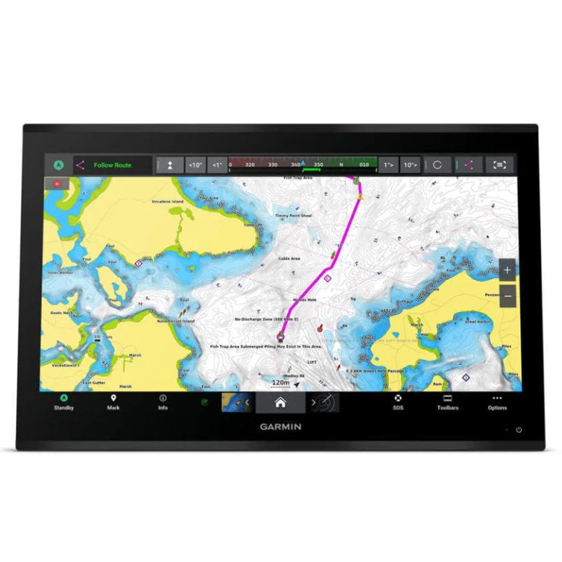 Plotter multi-purpose instrument - GPSMAP® 9027 - Garmin - GPS / for ...