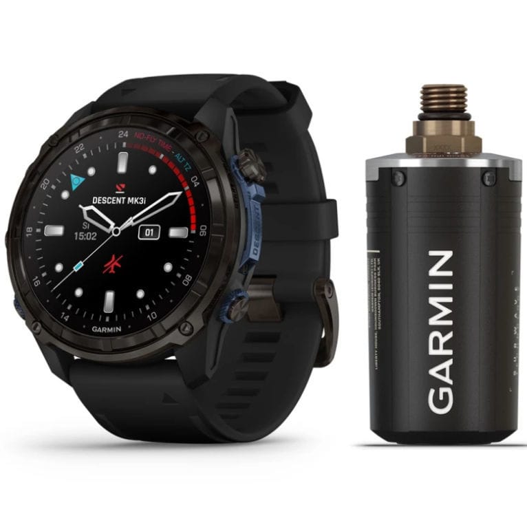 Wrist dive computer - Descent™ Mk3 - Garmin - multi-gas / with compass