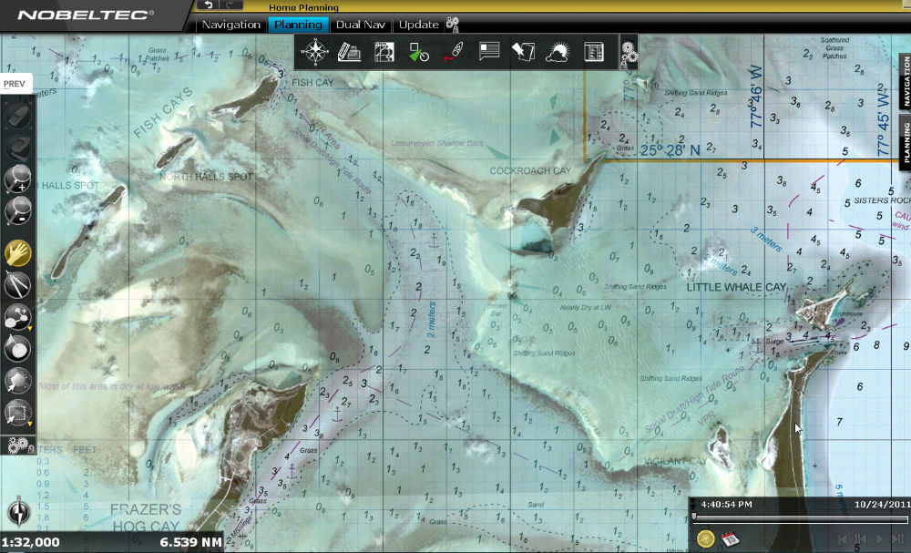 Navigation software - ODYSSEY - Nobeltec - weather / for ships