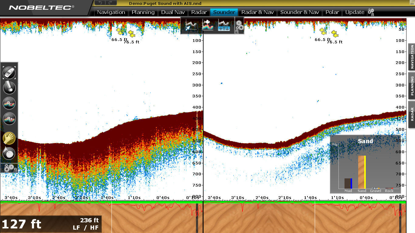 Navigation software - CATCH - Nobeltec - for ships