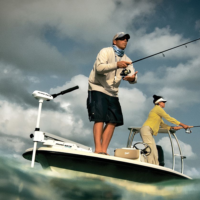 Outboard engine - Riptide Edge - Minn Kota - bow / electric / boating