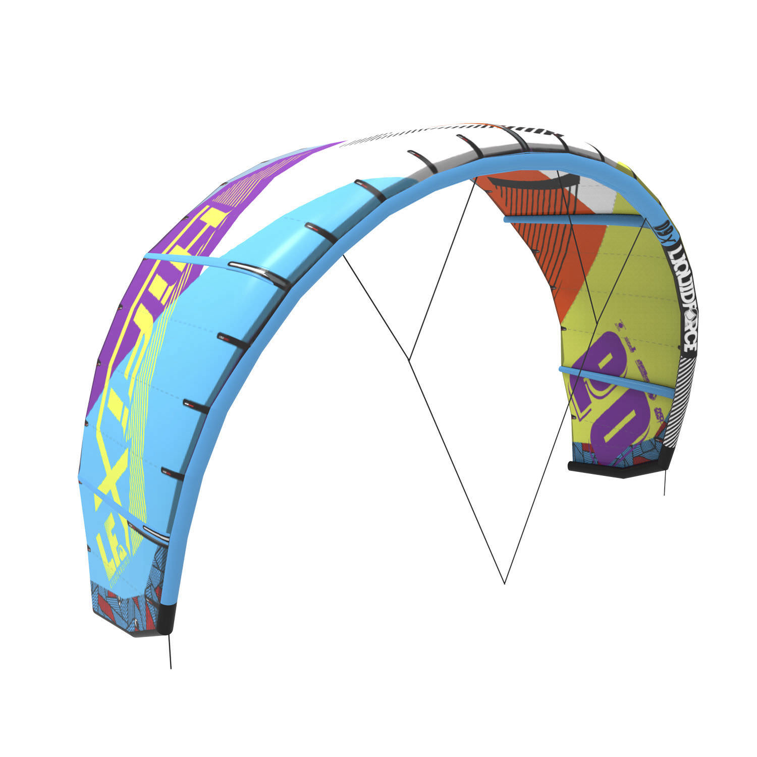 C-shape kitesurf kite - HIFI X - Liquidforce Kites - freestyle