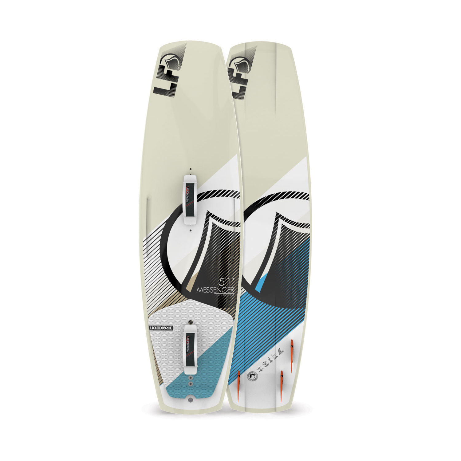 Wave kiteboard - Messenger 5.1 - Liquidforce Kites