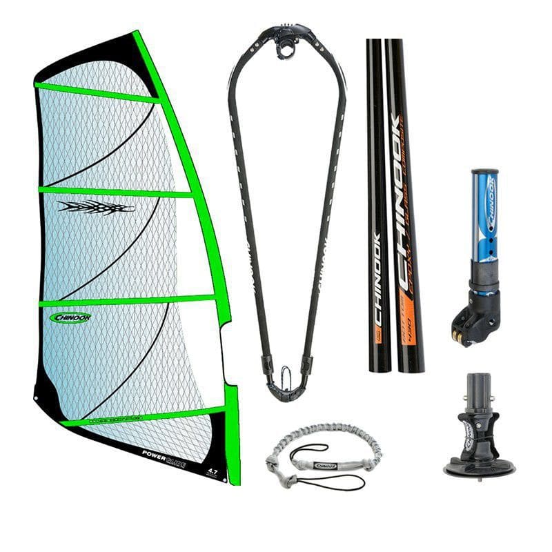 Windsurfing complete rig pack - Power Glide - Chinook Sailing Products