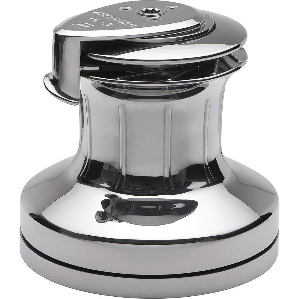 Self-tailing sailboat winch - 82-3ST FS - Andersen - 2-speed ...