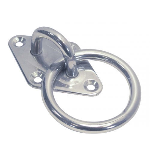 Fixed pad eye - 8265 - MPI-INOX - for sailboats