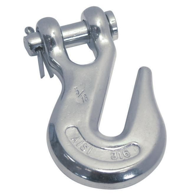 Ship hook - CLEVIS GRAB HOOK WITH JAW - MPI-INOX - type C