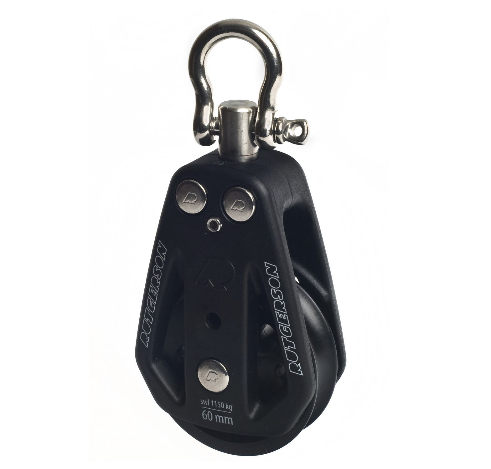 Single block - B300801B - RUTGERSON - swivel / with swivel / plain bearing