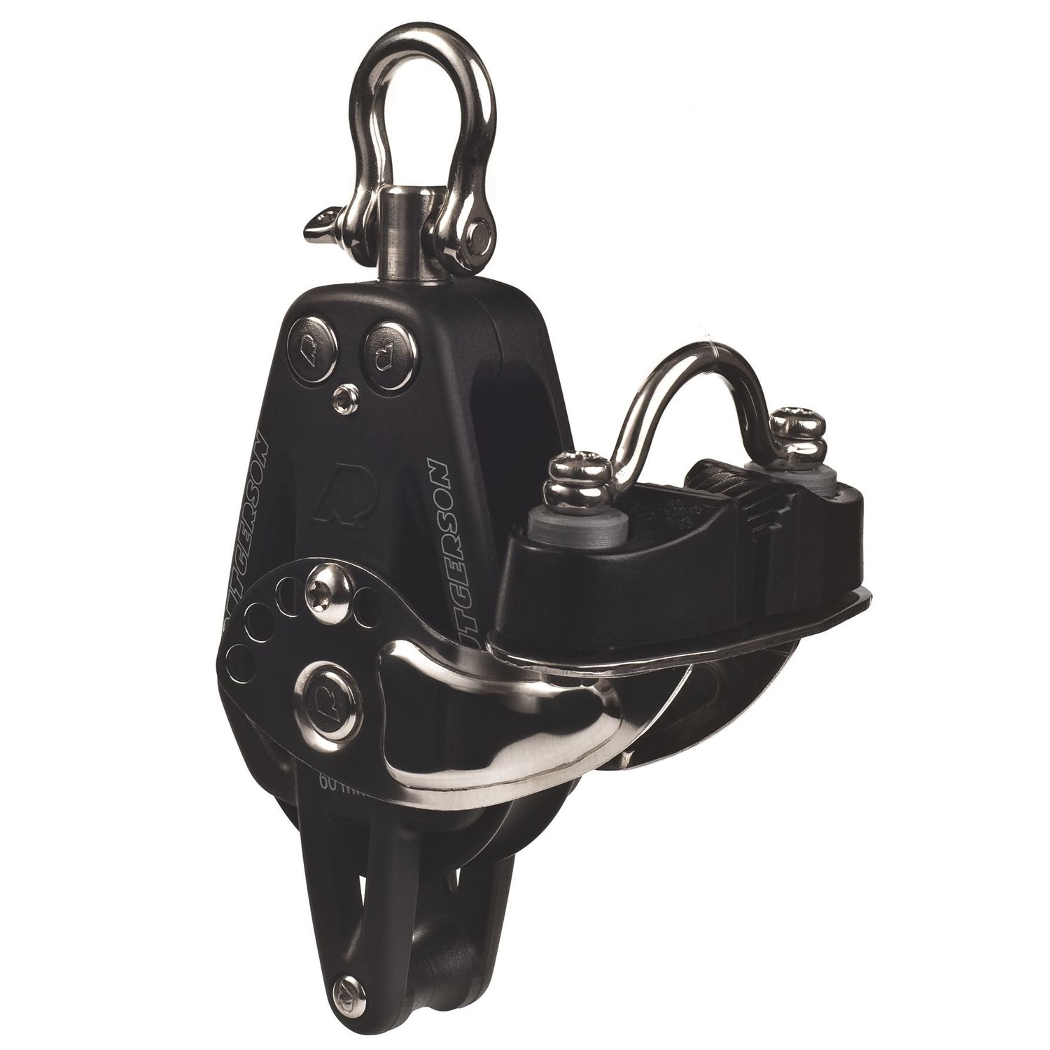 Single block - B300304B - RUTGERSON - cam cleat / with swivel / with becket