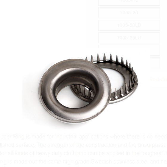 Sailboat ring - 1005 series - RUTGERSON - round / stainless steel