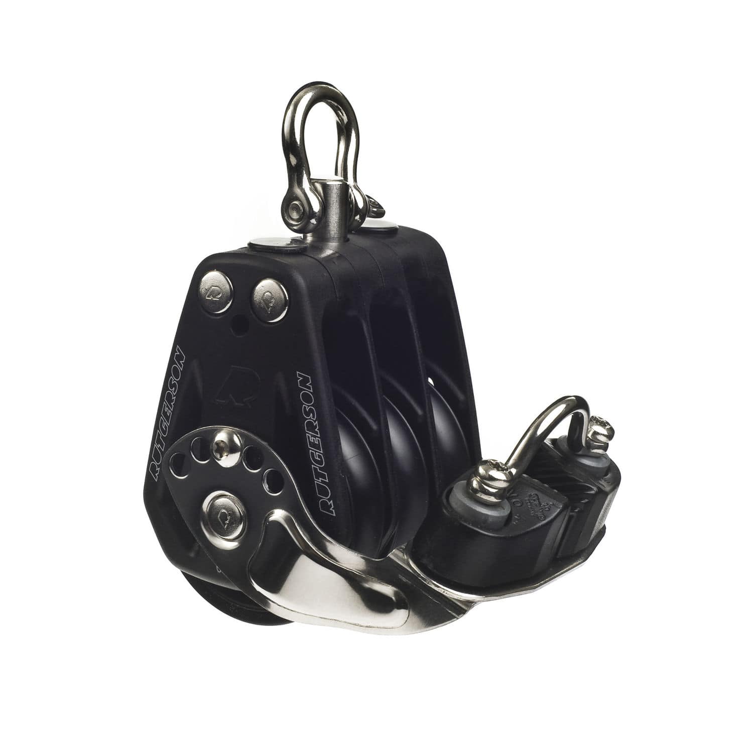 Triple block - B300683B - RUTGERSON - cam cleat / ratchet / with swivel