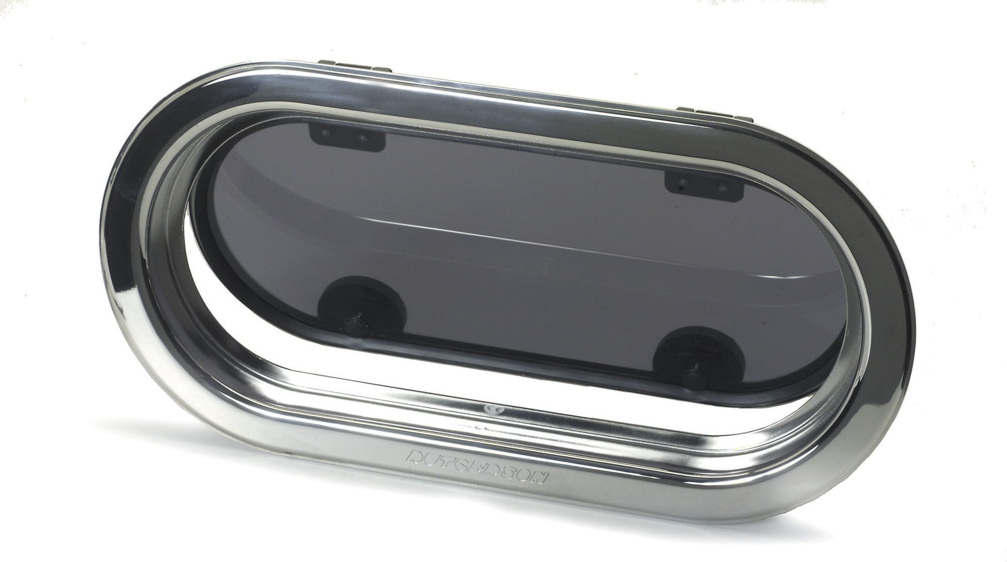 Oval portlight - A1120-200CH - RUTGERSON - for boat / opening / with ...