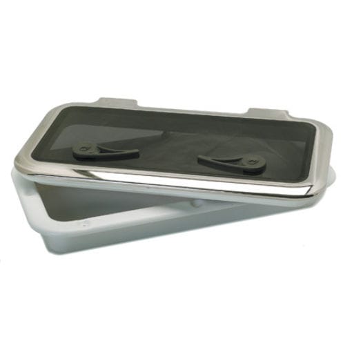 Boat deck hatch - H0211-5203 - RUTGERSON - rectangular / opening / with ...