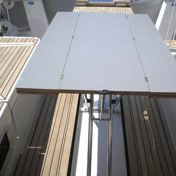 Fold-away cockpit table - CASAMARE - removable / composite