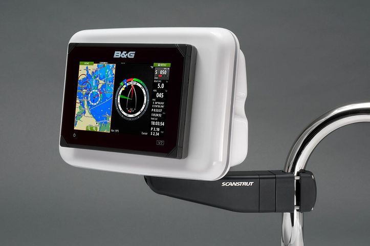 Boat navigation instrument bracket - SPR-7S-AM - Scanstrut
