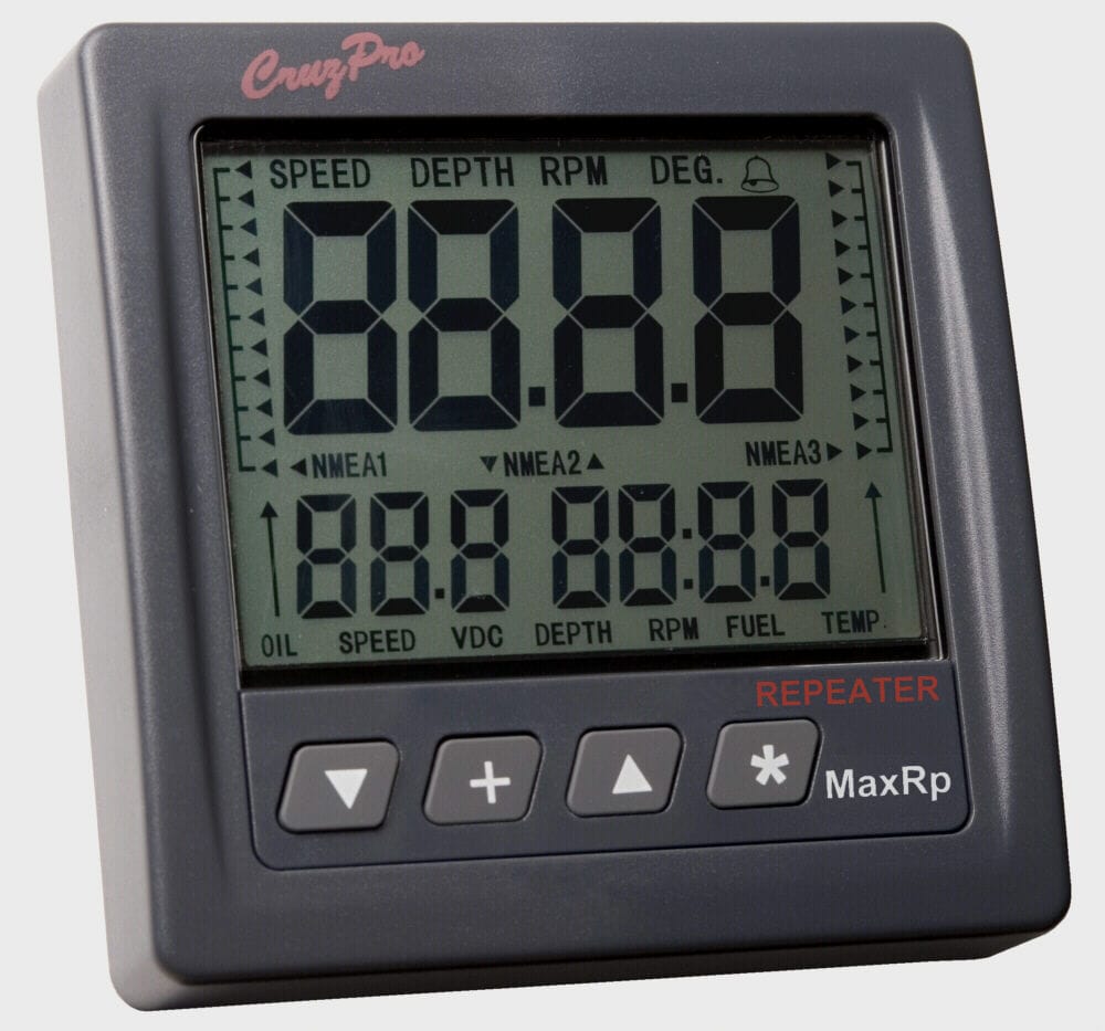 Boat display - MaxRp110 - Cruzpro - multi-function / digital / GPS