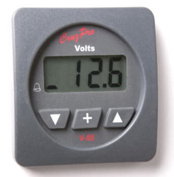 Digital boat voltmeter - V55 - Cruzpro