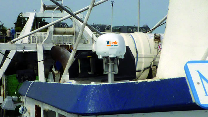 Commercial fishing boat transponder - VLINK - McMurdo - satellite tracking