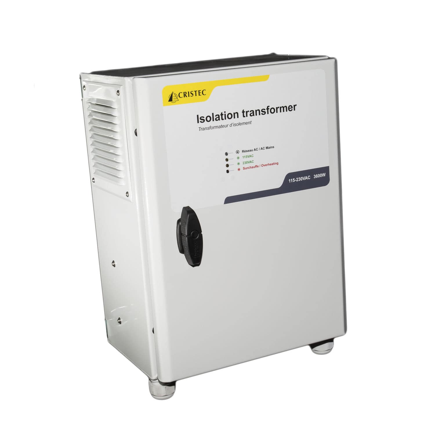 Insulated shore power transformer - MANUAL IT - CRISTEC