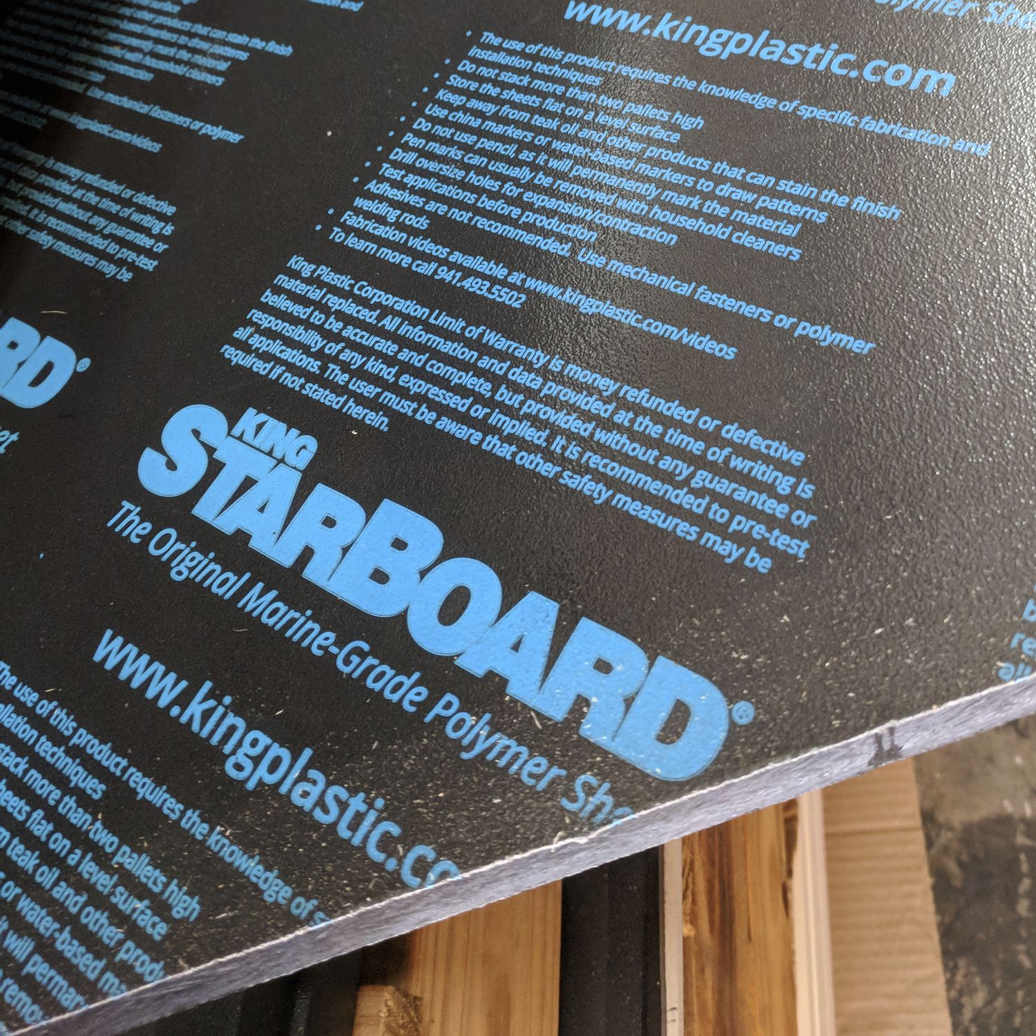 Decorative panel - King Starboard - World Panel Products Inc - plastic