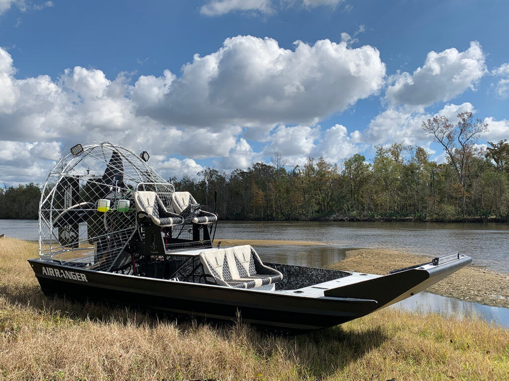 Private airboat - AirRanger - American Airboats - passenger
