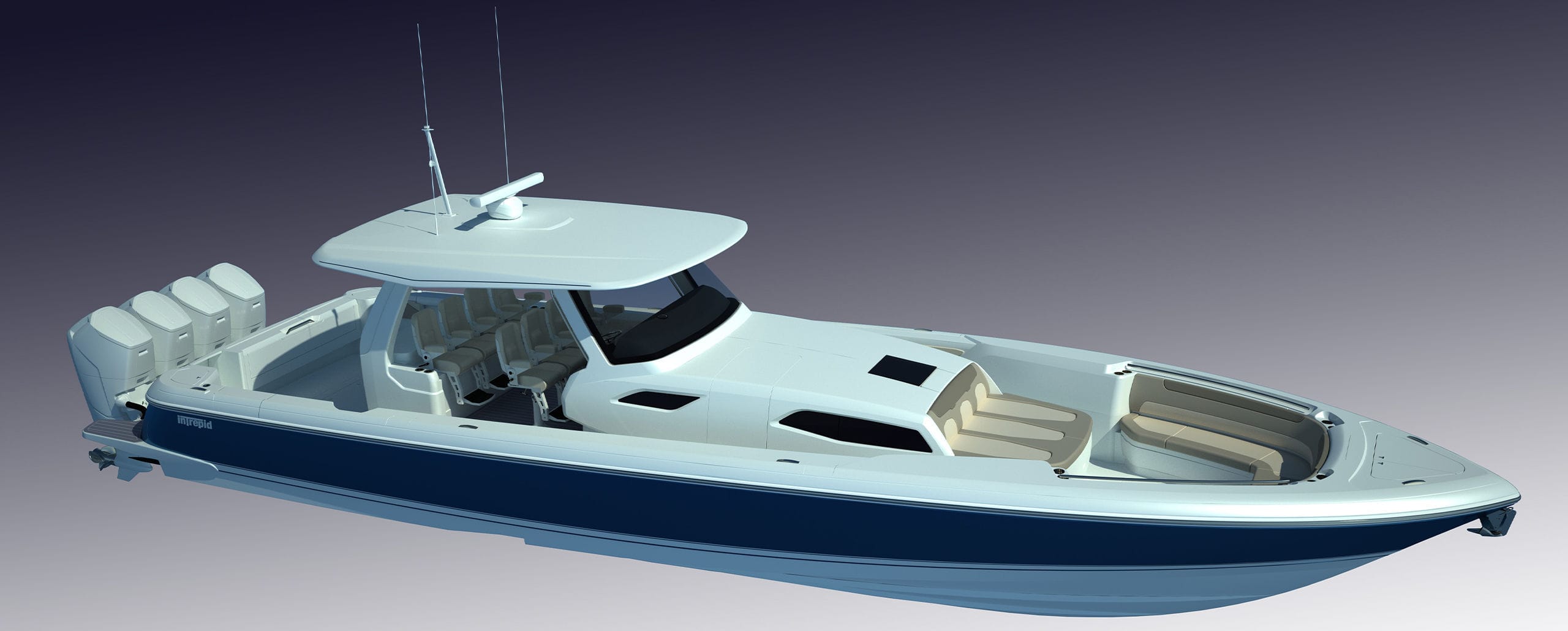 Cruising motor yacht - 51 PANACEA - Intrepid - open / center console ...