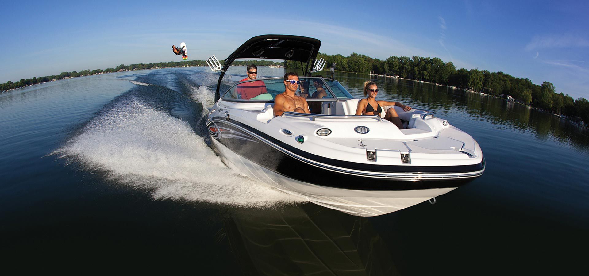 Inboard deck boat - SD 2200 I/O - Hurricane - wakeboard / ski / 9 ...
