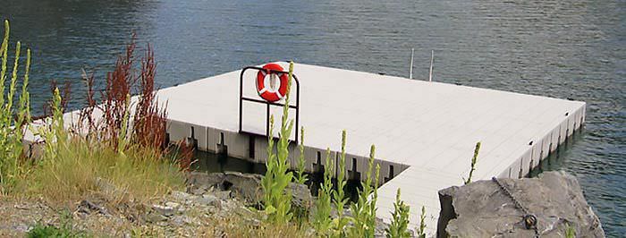 Floating dock - DPK20 series - CONNECT-A-DOCK - modular / mooring / for ...