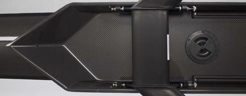 Racing shell - Fluid Carbon - Fluidesign - double scull