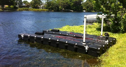 Modular dock - Jet dock - floating / drive-on / for marinas